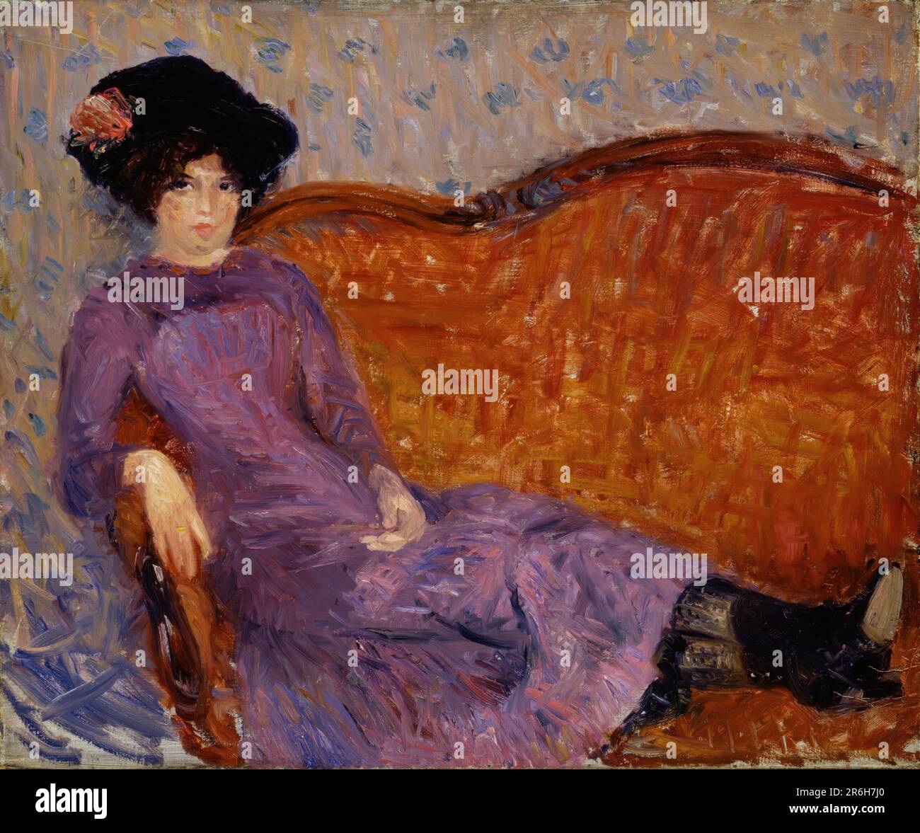 The Purple Dress. oil on canvas. Date: 1908-1910. Museum: Smithsonian ...