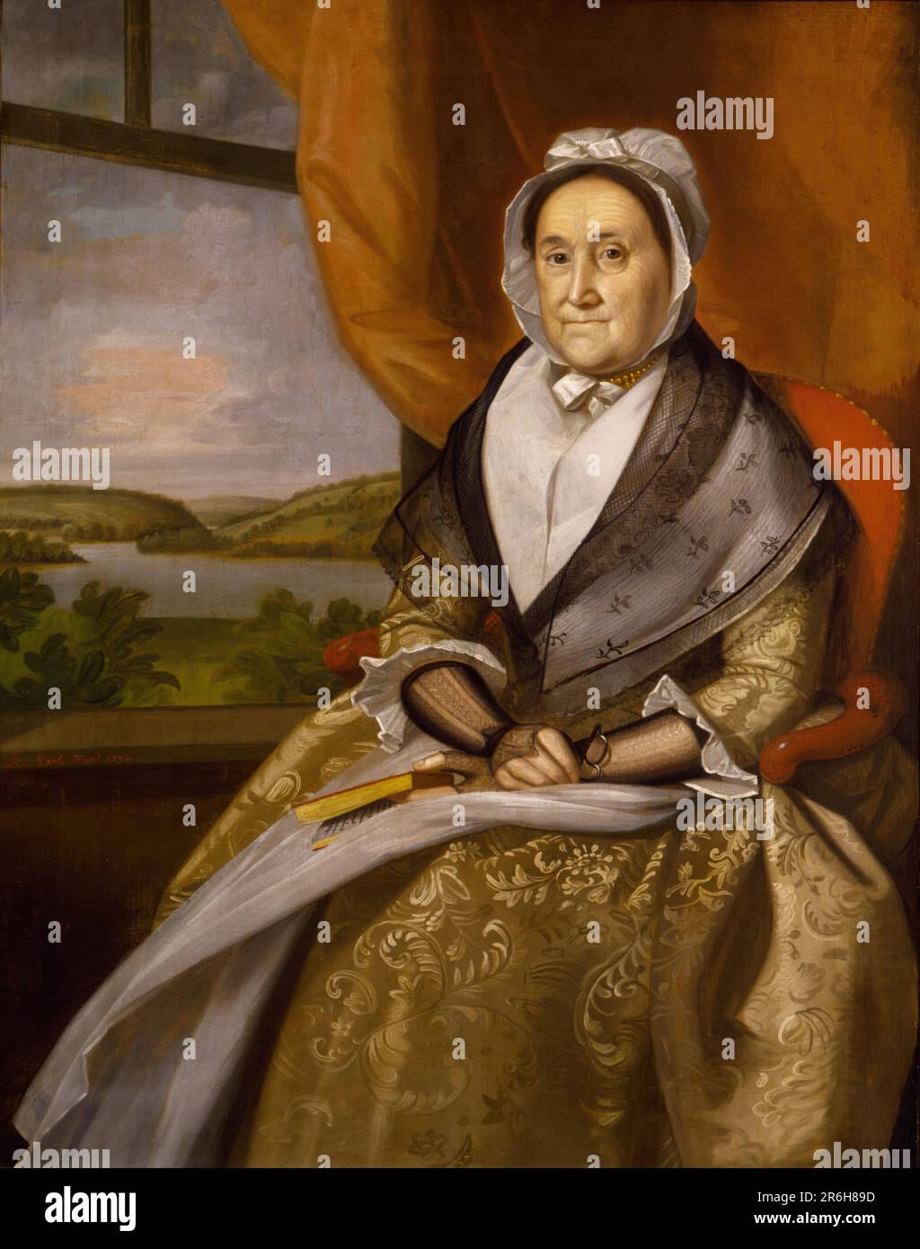 Mrs. Joseph Wright. oil on canvas. Date: 1792. Museum: Smithsonian ...