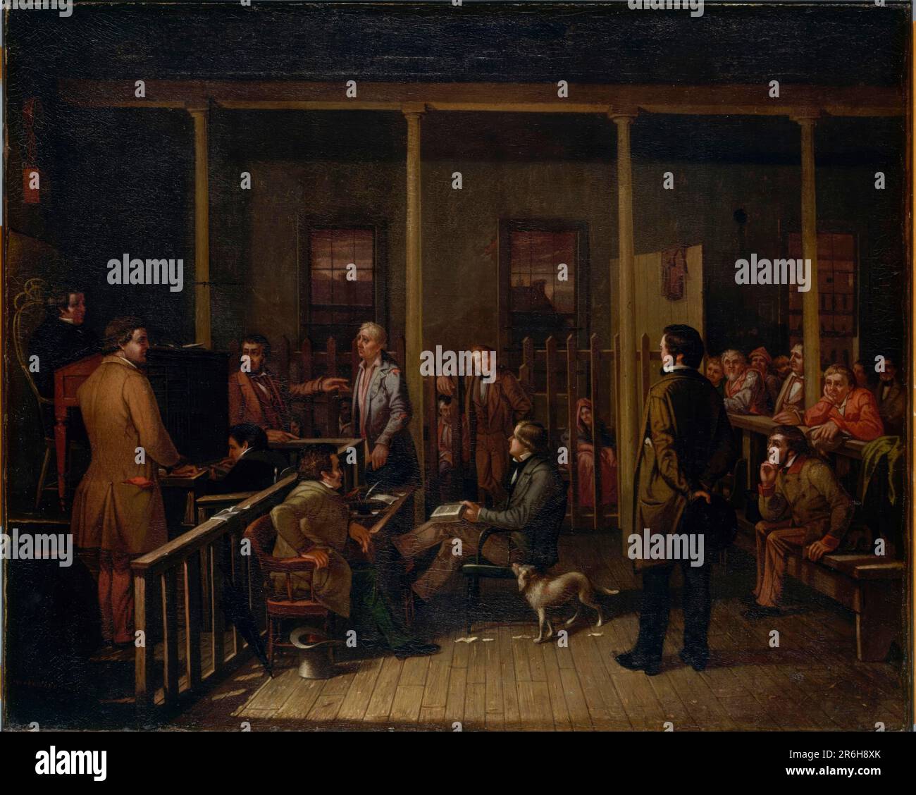 Inside of courtroom ireland hi-res stock photography and images - Alamy