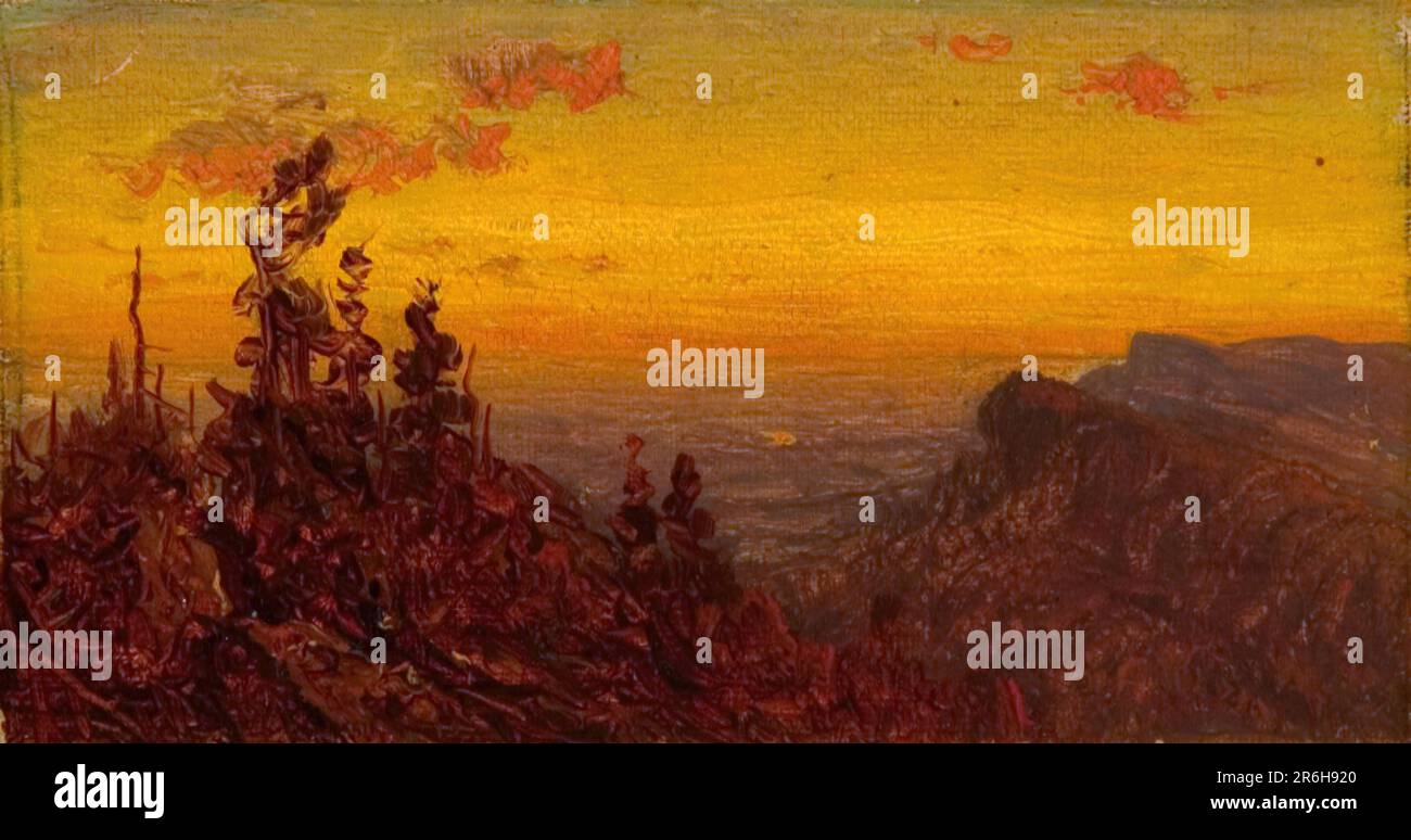 From the Shawangunk Mountains. oil on canvas on panel. Date: 1823-1880 ...