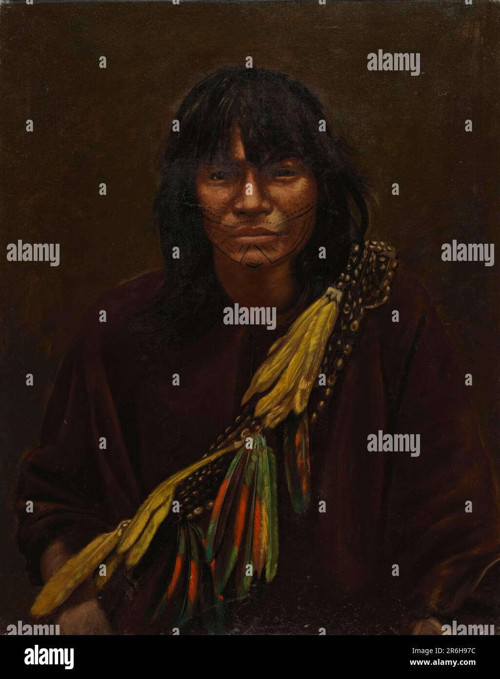 Zaparo Indian. oil on canvas. Date: ca. 1890-1892. Museum: Smithsonian ...