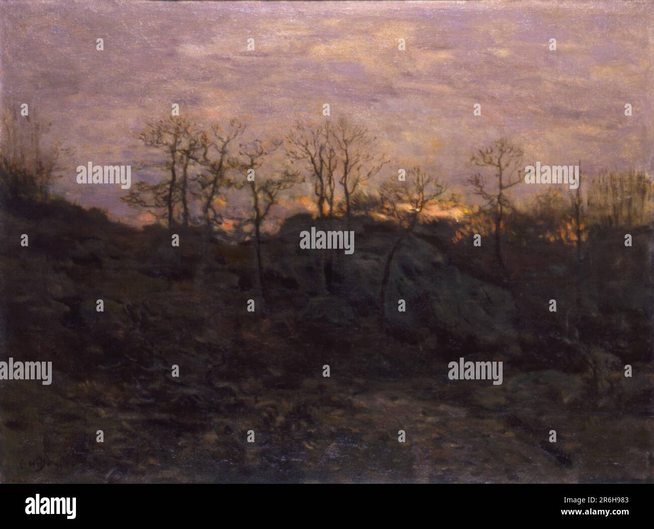 Edge of the Forest, Twilight. oil on canvas. Date: ca. 1890. Museum ...