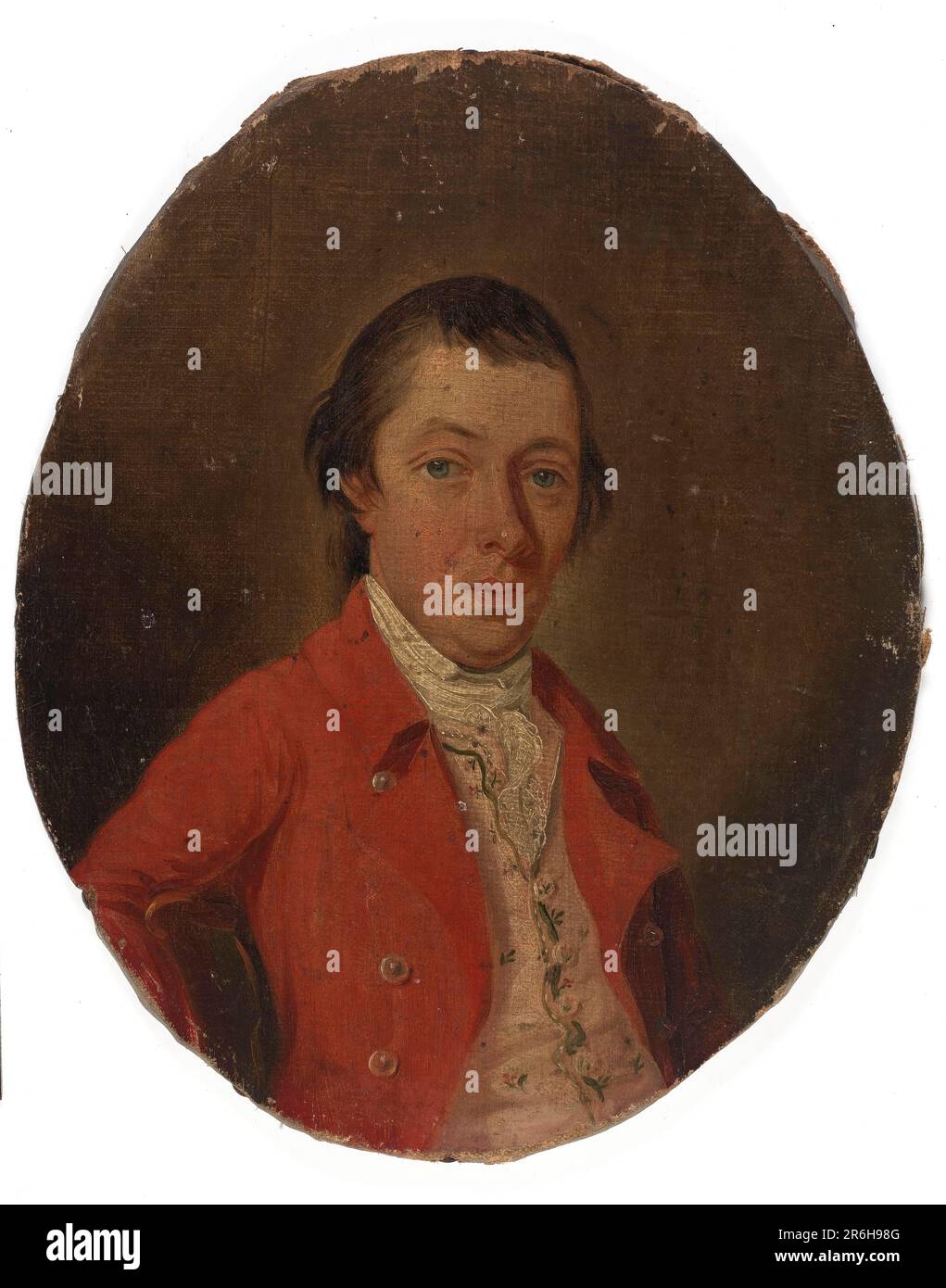 Portrait of a Man. Date: ca. 1790. Oil on canvas mounted on wood ...