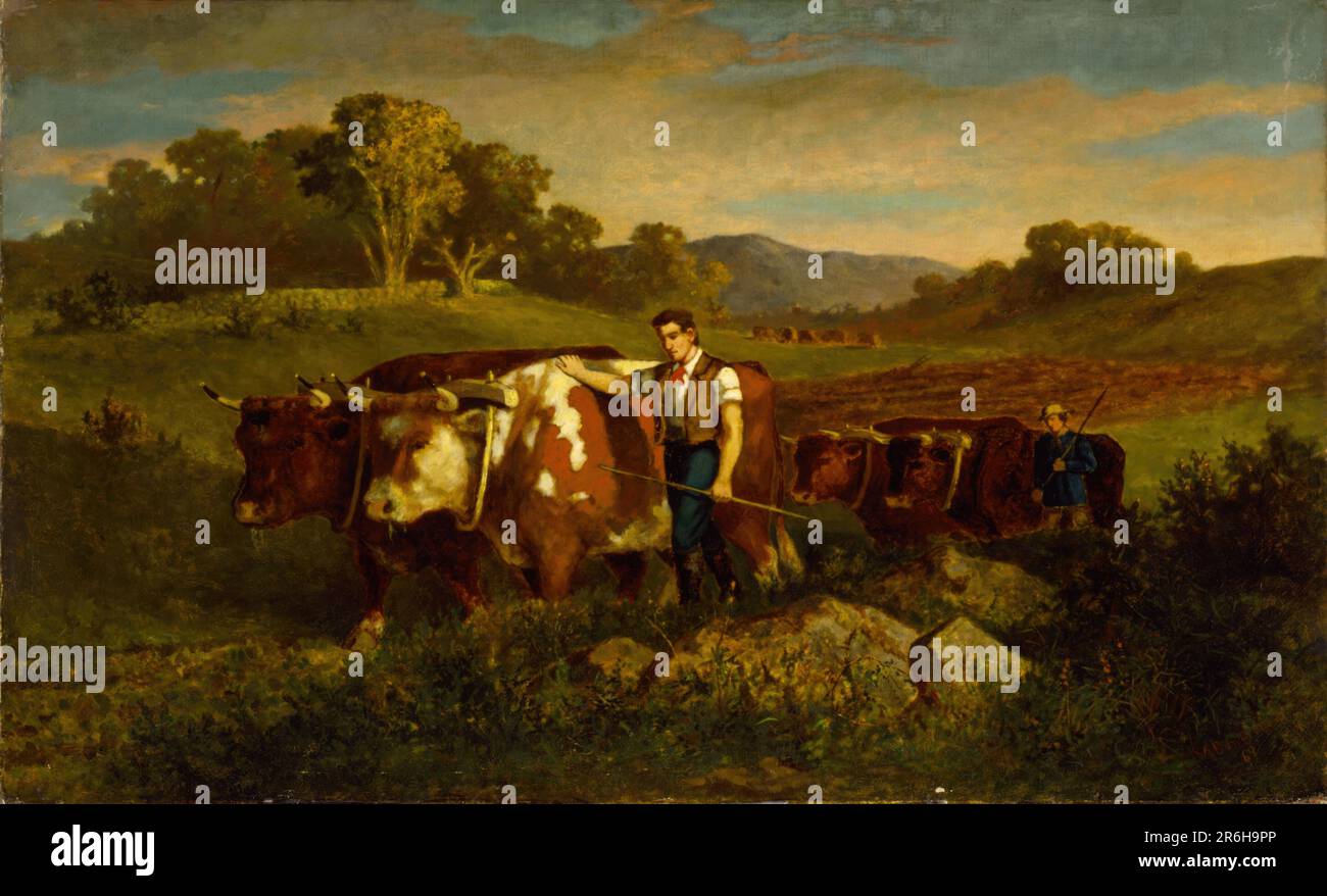 Herdsmen with Cows. oil on canvas. Date: 1869. Museum: Smithsonian ...