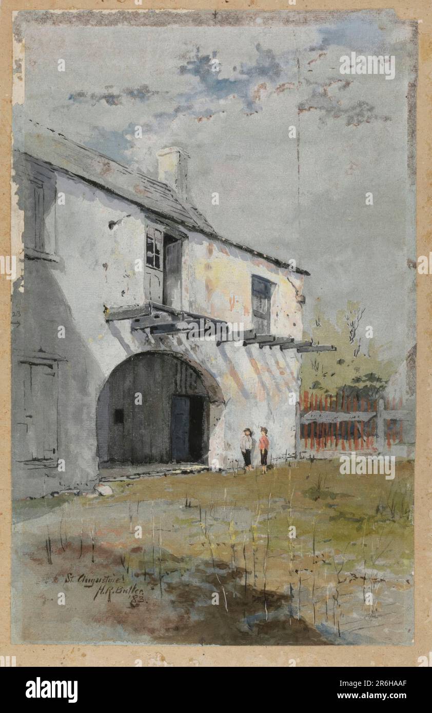 St. Augustine. opaque watercolor and watercolor. Museum: Smithsonian ...