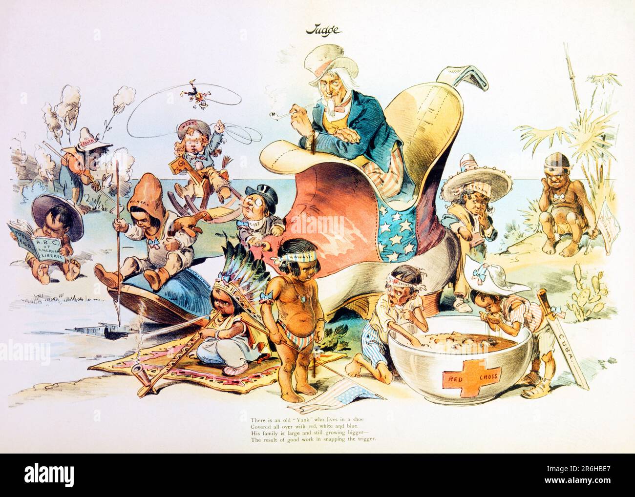 Manifest Destiny Political Cartoon