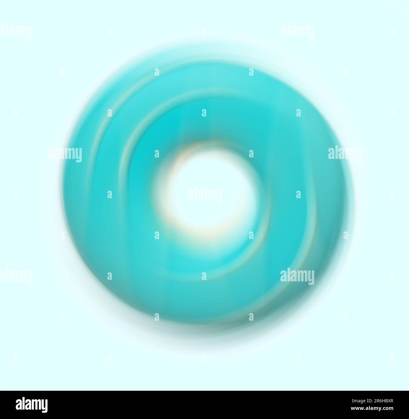 Spinning donut with bright icing on light background, motion effect ...