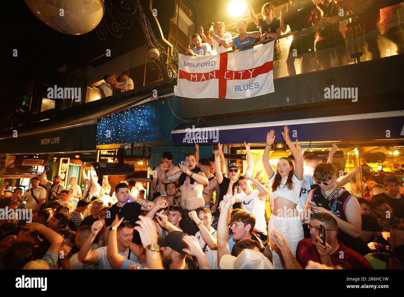 Man City fans in central Istanbul, ahead of Saturday's UEFA Champions ...
