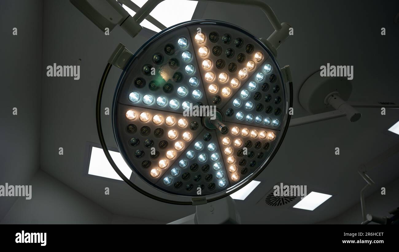 operating room light. light in the operating room Stock Photo - Alamy