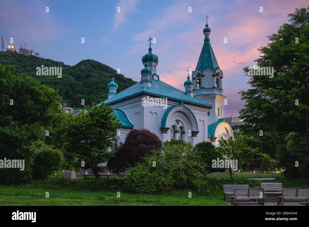 Hakodate Orthodox Church in Hakodate, Hokkaido, Japan Stock Photo - Alamy