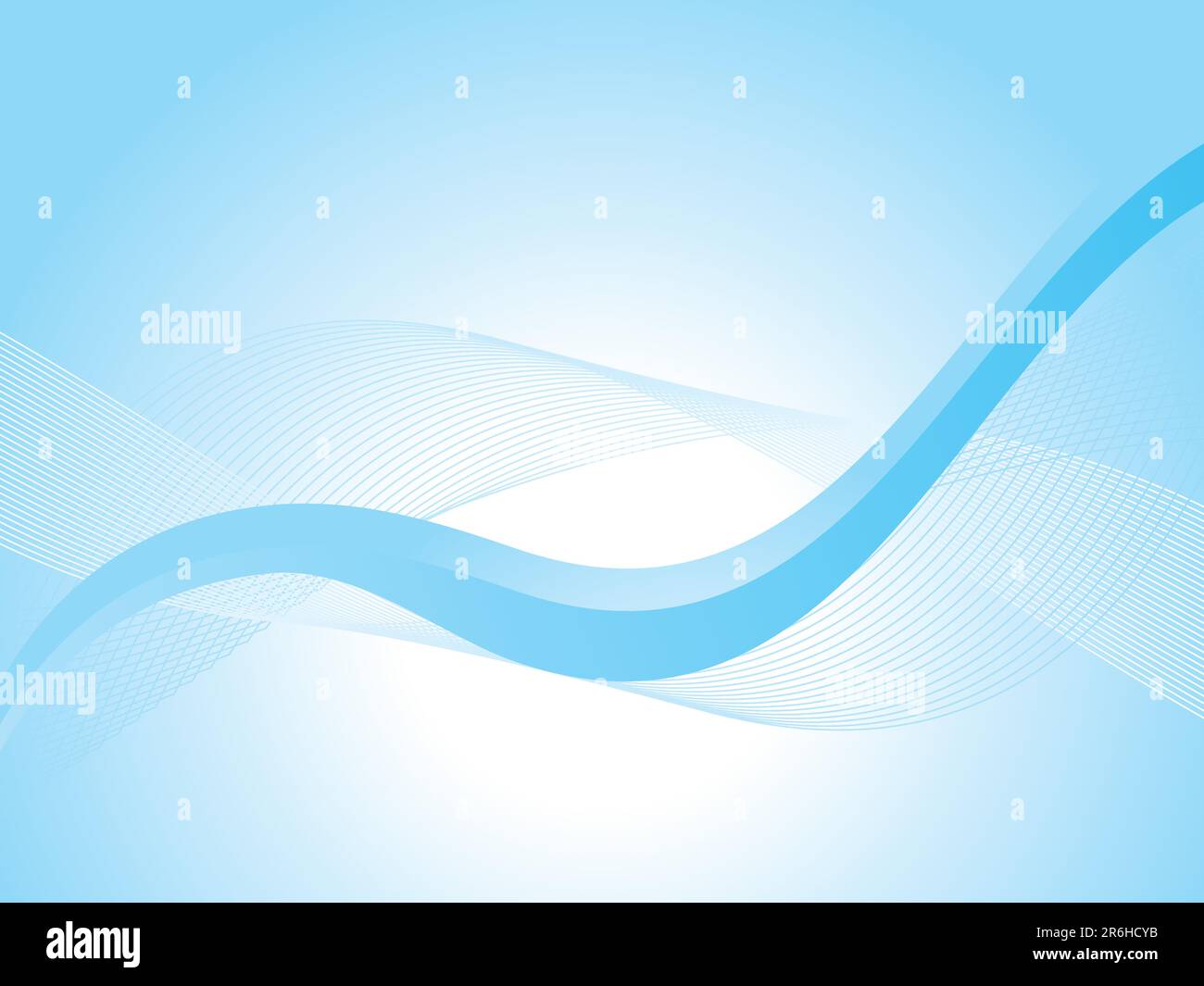 a blue colour based abstract wave background vector object Stock Vector ...