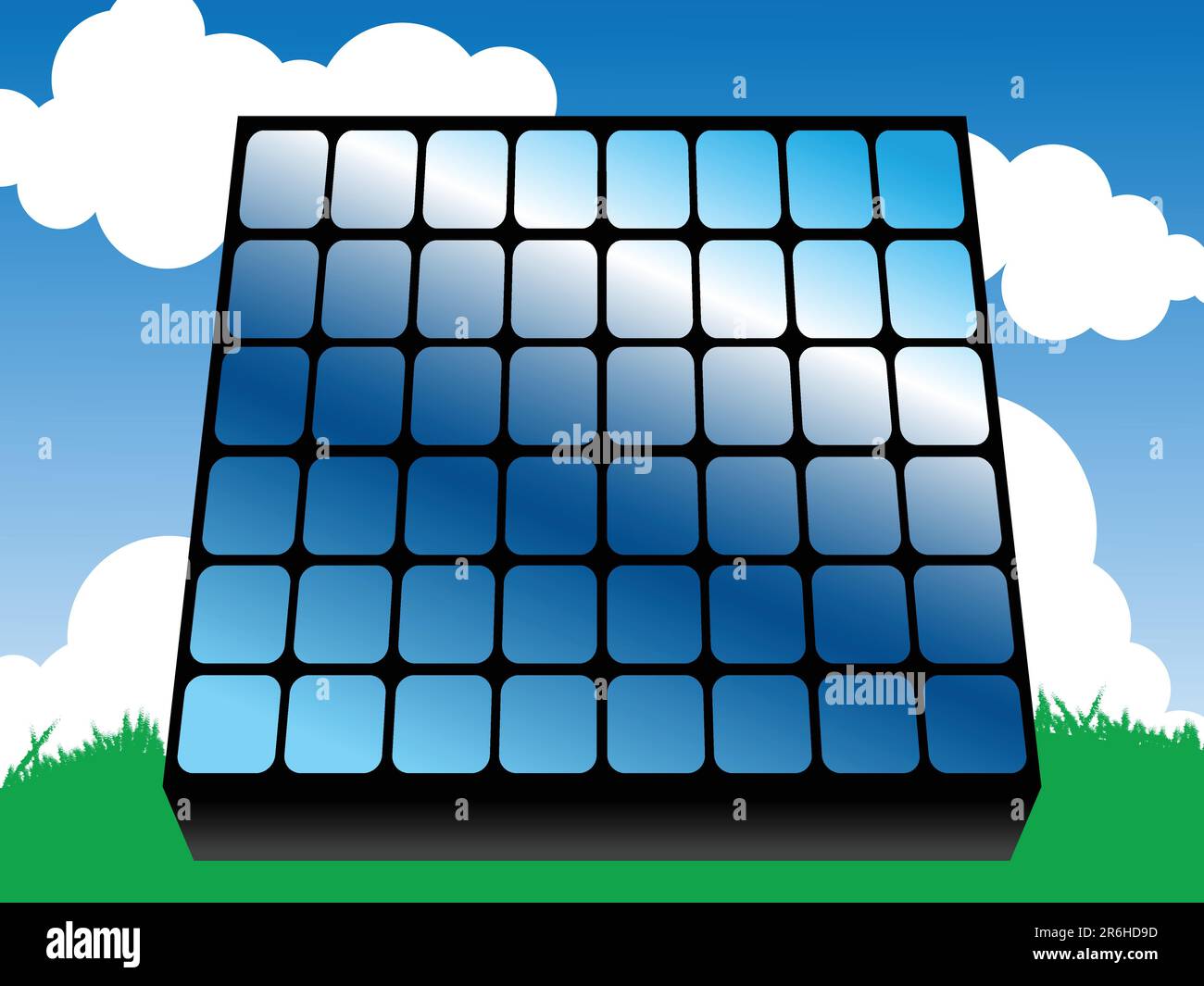 Solar panel, alternative energy concept, vector illustration Stock ... Solar panel, alternative energy concept, vector illustration Stock ...