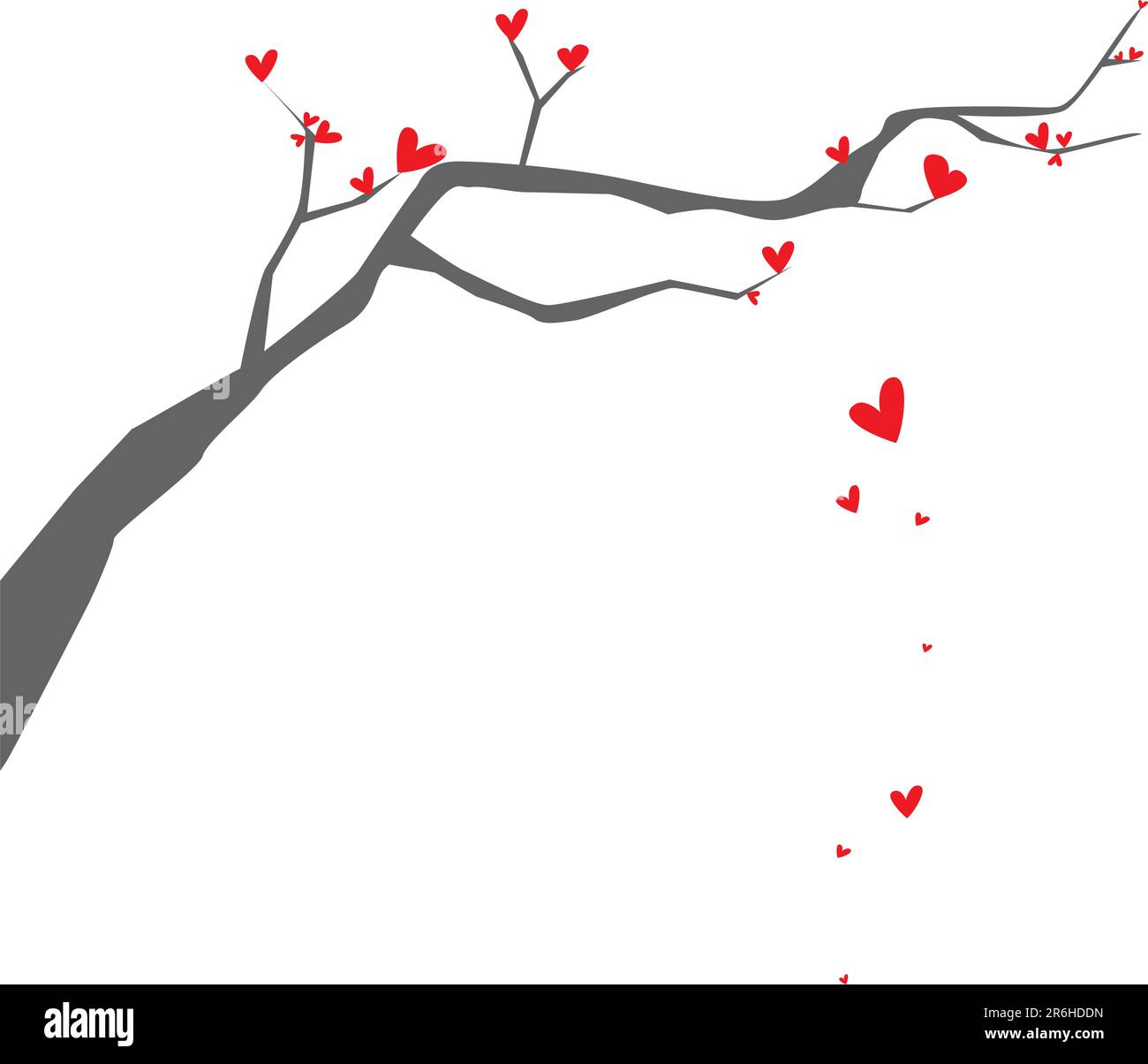 Heart growing on the tree Stock Vector Images - Alamy Heart growing on the tree Stock Vector Images - Alamy