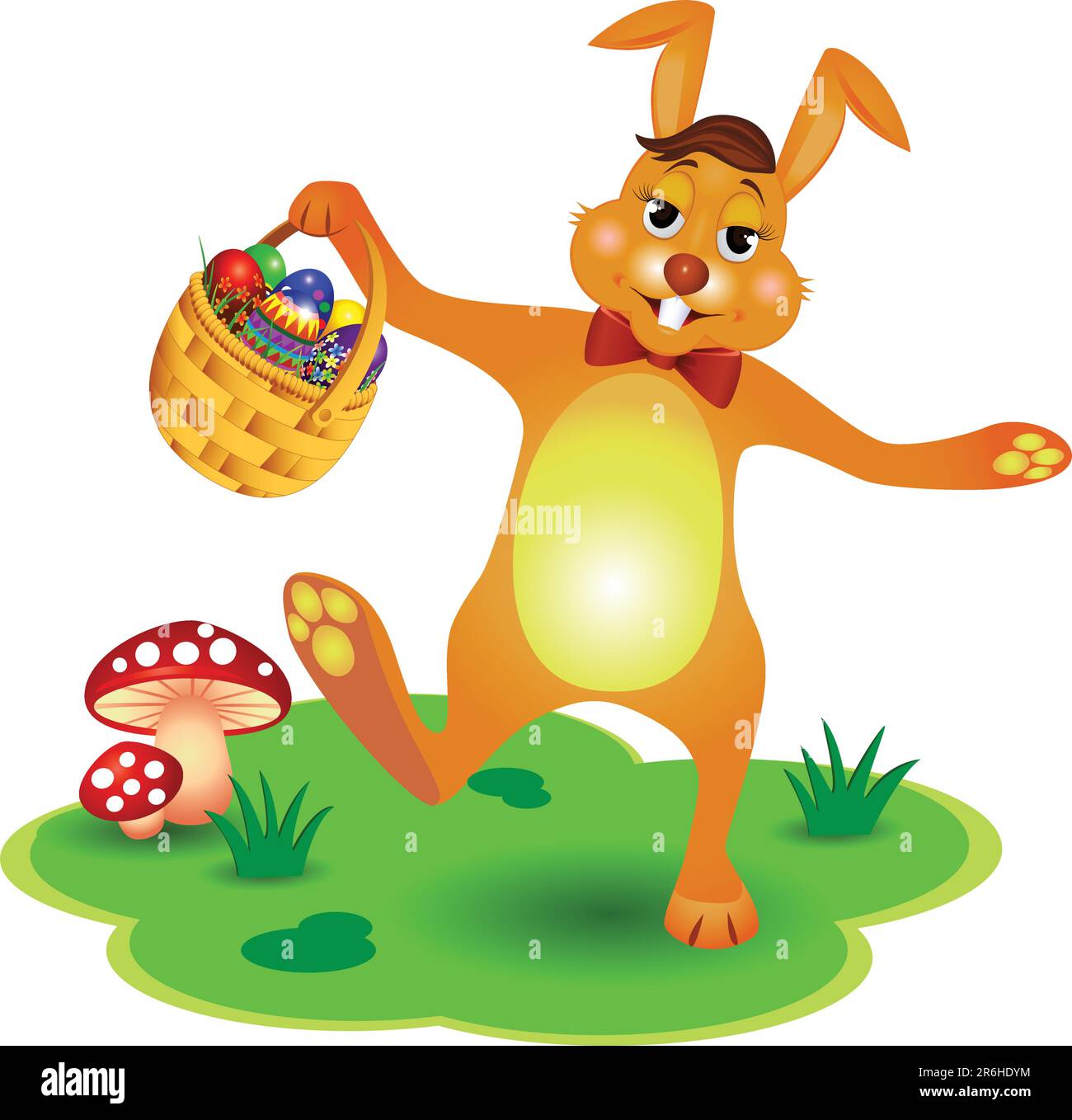 Ester bunny illustration Stock Vector Image & Art - Alamy