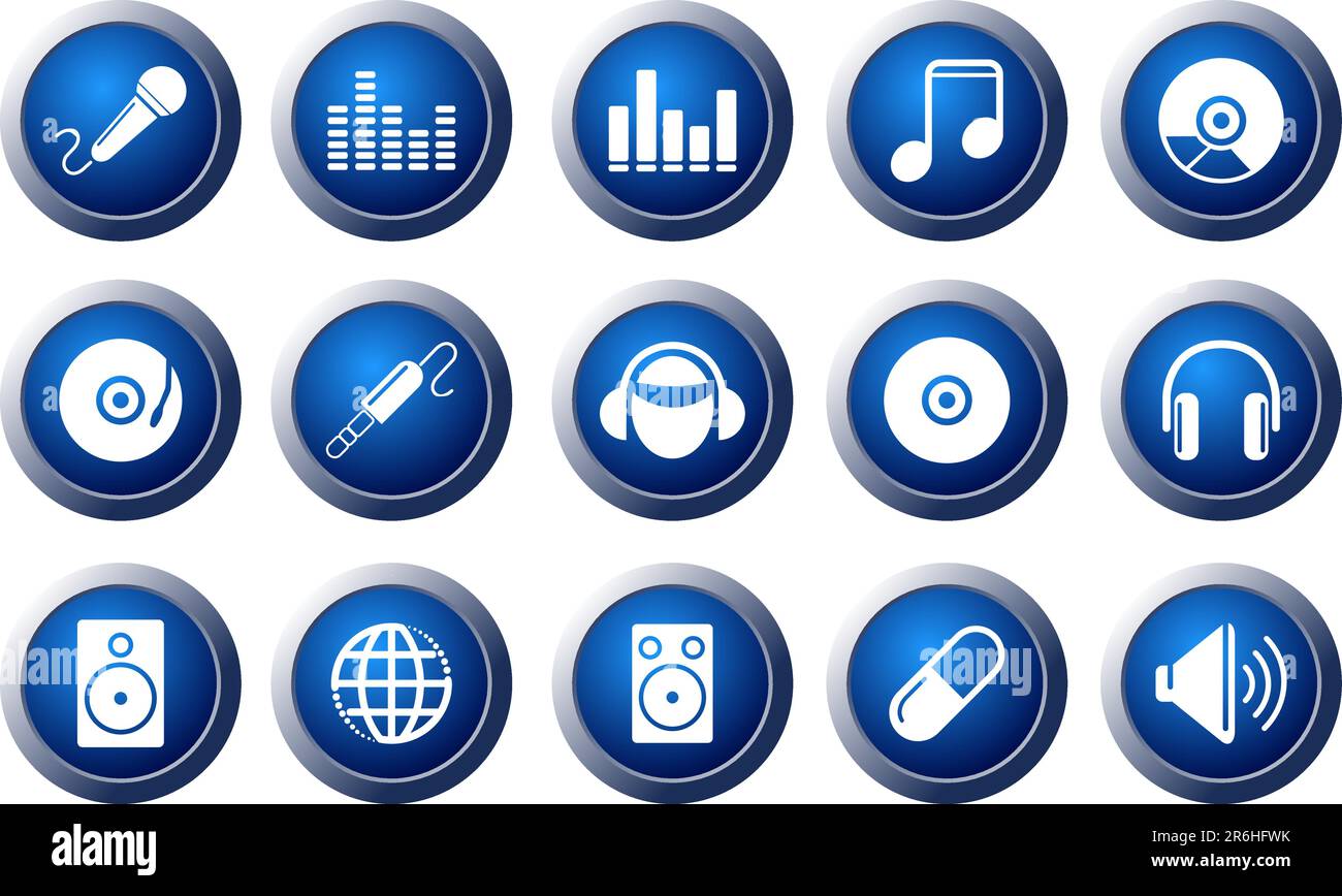 Music and Dance icons Stock Vector Image & Art - Alamy