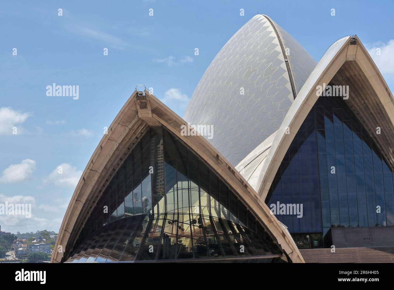 671 View from the south-Royal Botanic Garden Bennelong Lawn of the ...
