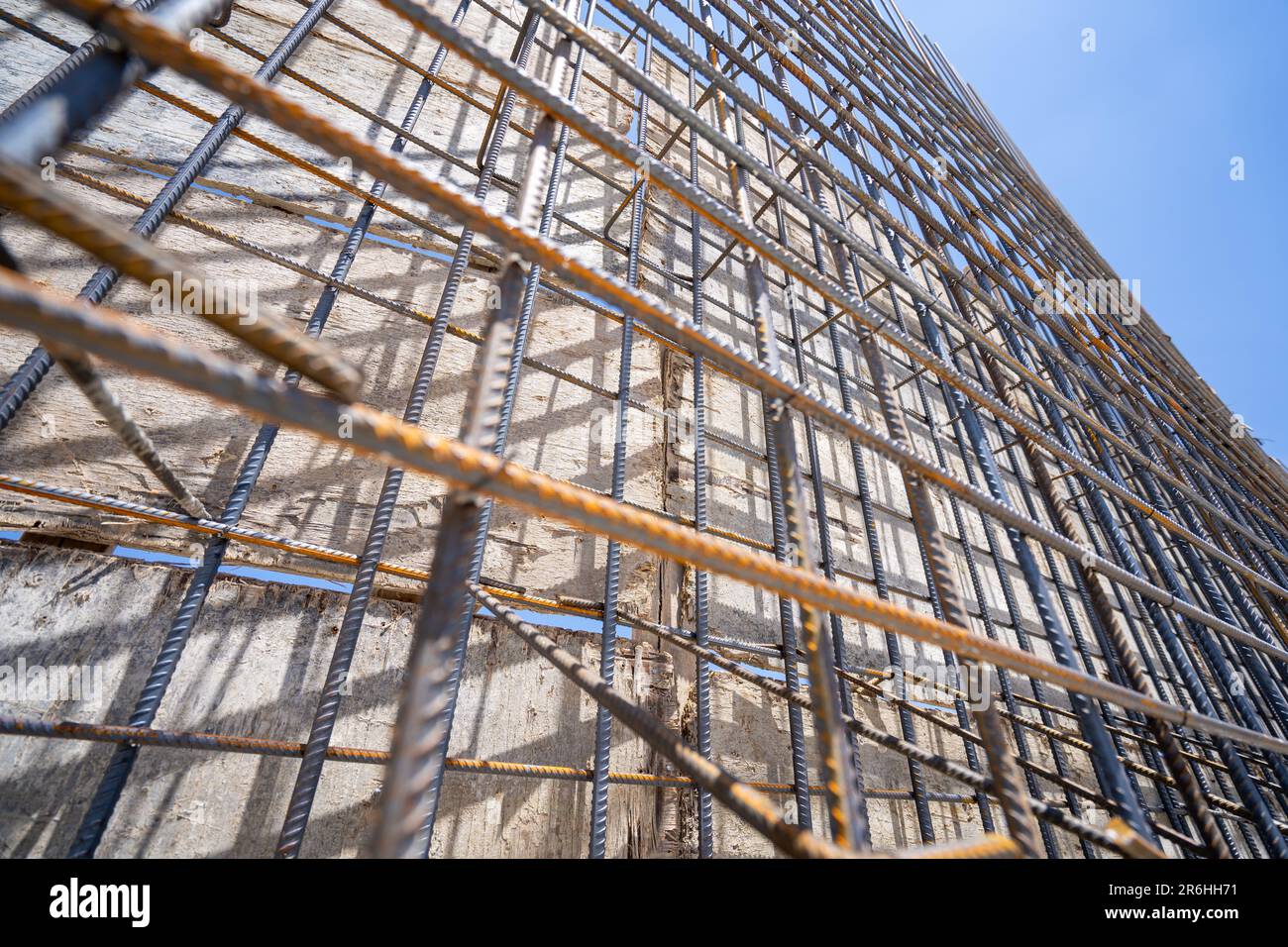 Close up of rebars in daytime Stock Photo - Alamy