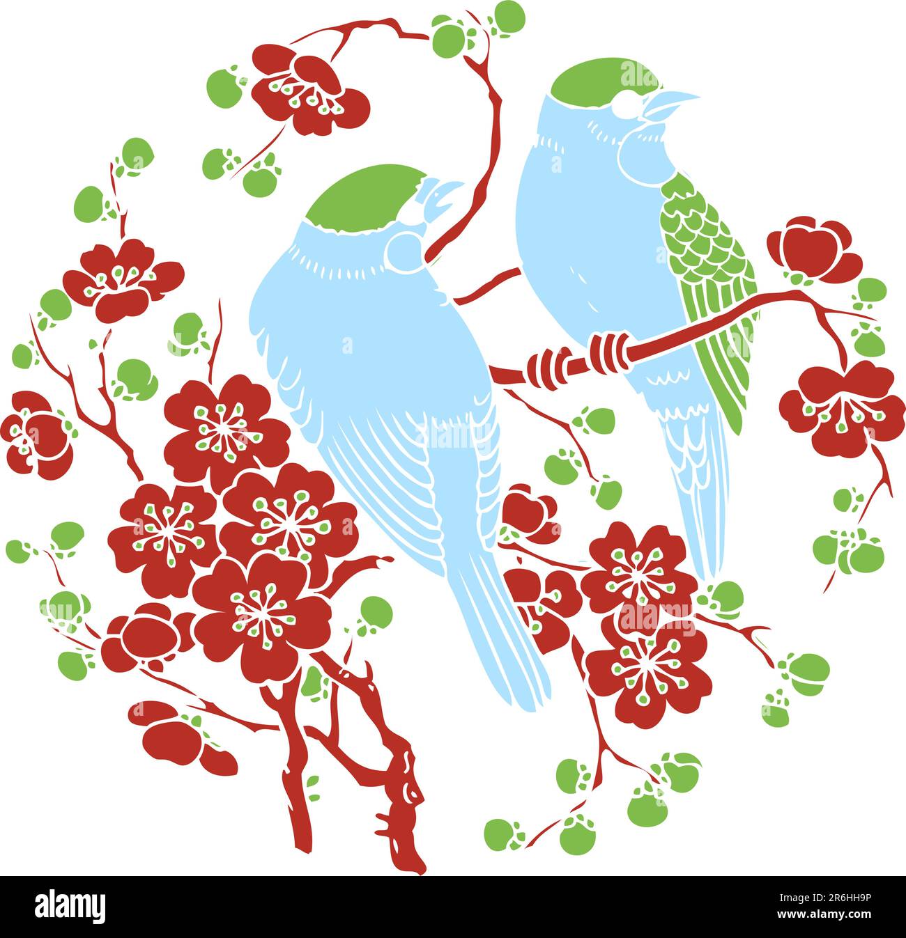 Beautiful view woods in Stock Vector Images - Alamy