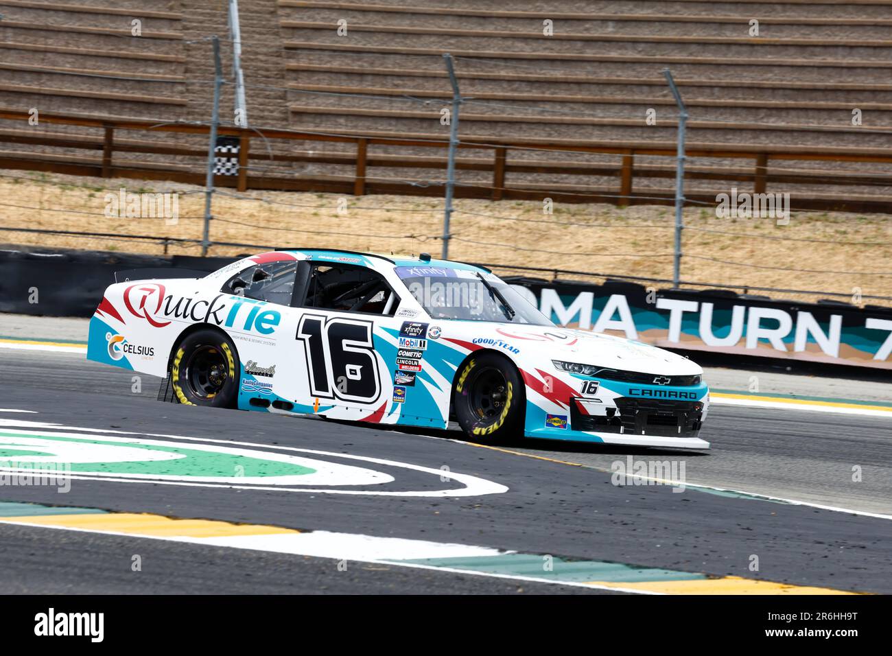 SONOMA, CA - JUNE 09: Chandler Smith (#16 Kaulig Racing Quick Tie ...