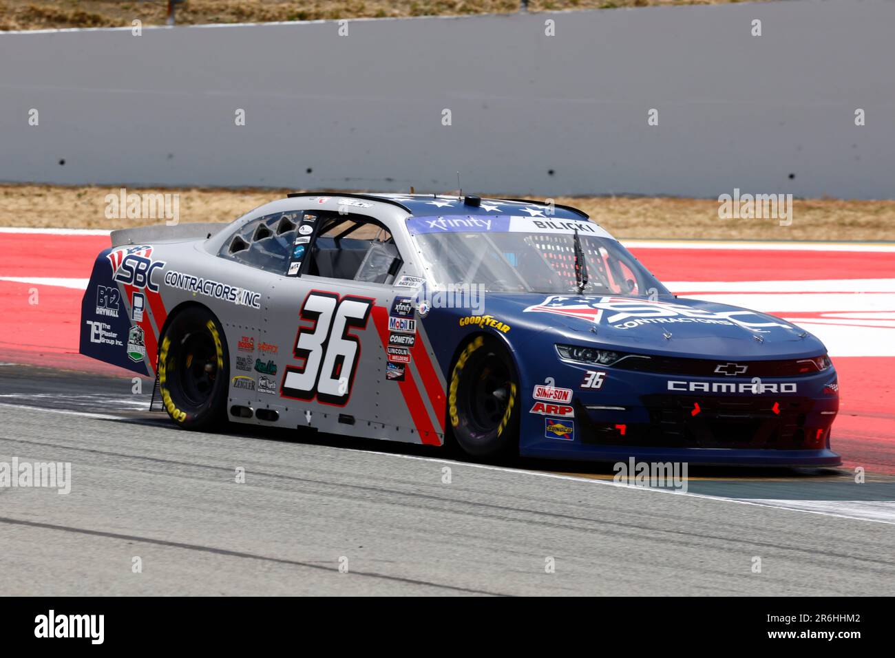 SONOMA, CA - JUNE 09: Josh Bilicki (#36 DGM Racing SBC Contractors ...