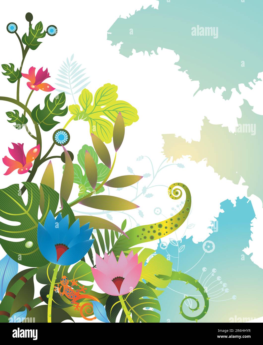 Plant pattern Stock Vector Images - Alamy