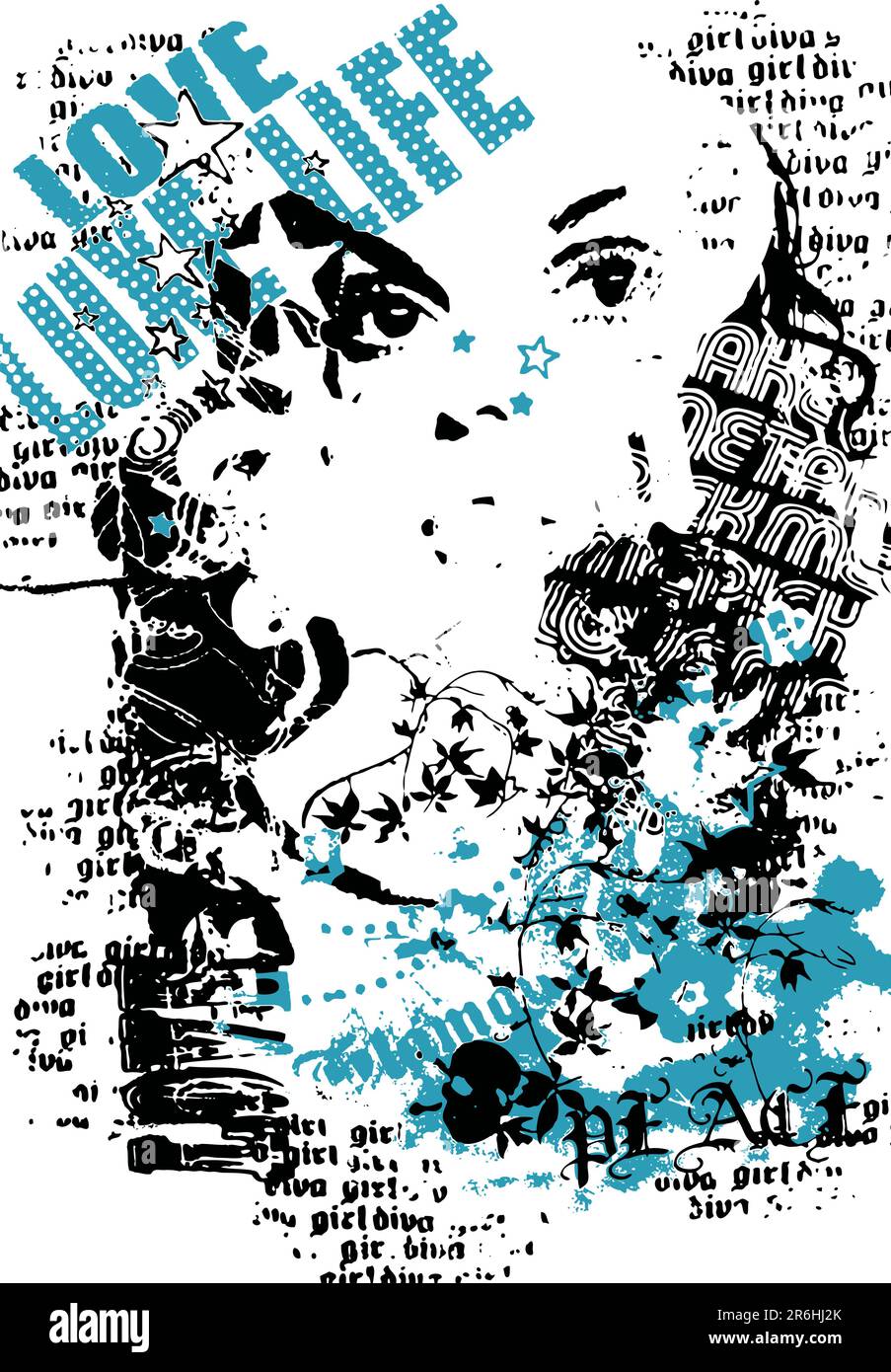 Urban art and graffiti Stock Vector Images - Alamy