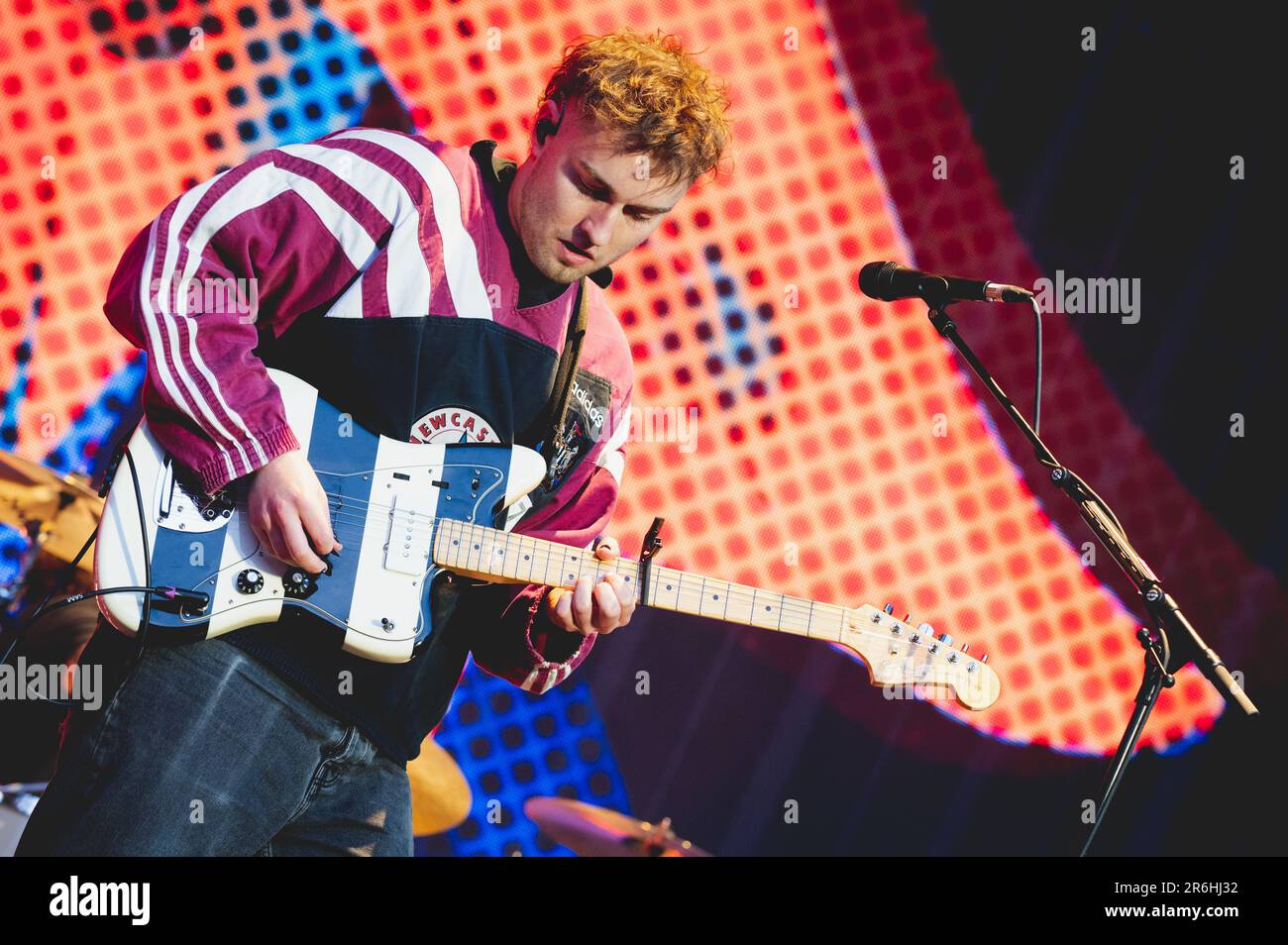 Newcastle upon Tyne, UK. 9th June, 2023. Sam Fender plays the first of ...