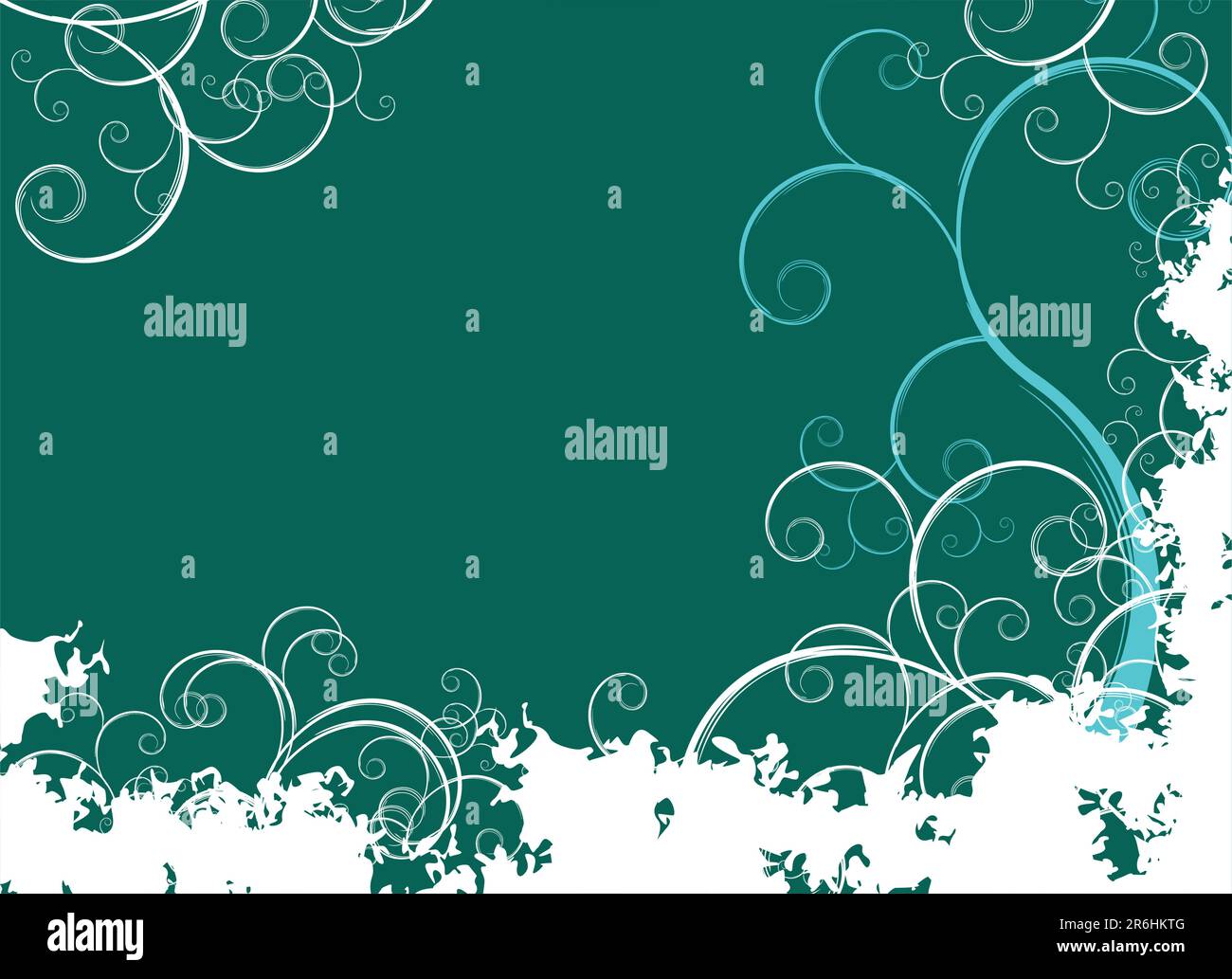 floral abstract vector composition Stock Vector Image & Art - Alamy