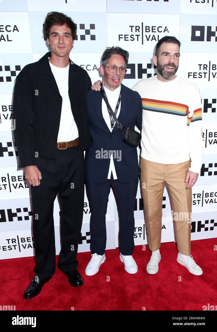 New York City, USA. 08th June, 2023. Jacob Elordi, Marc Benardout and ...