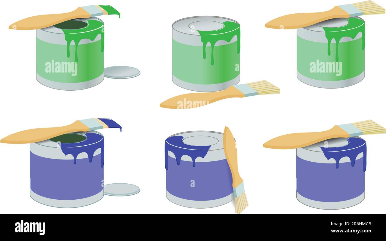 Green paint drop Stock Vector Images - Alamy