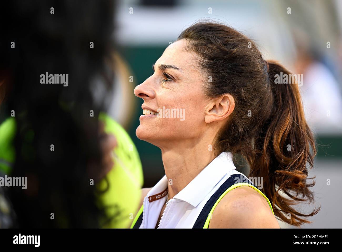 Paris, France. 08th June, 2023. Gabriela Sabatini during the French ...