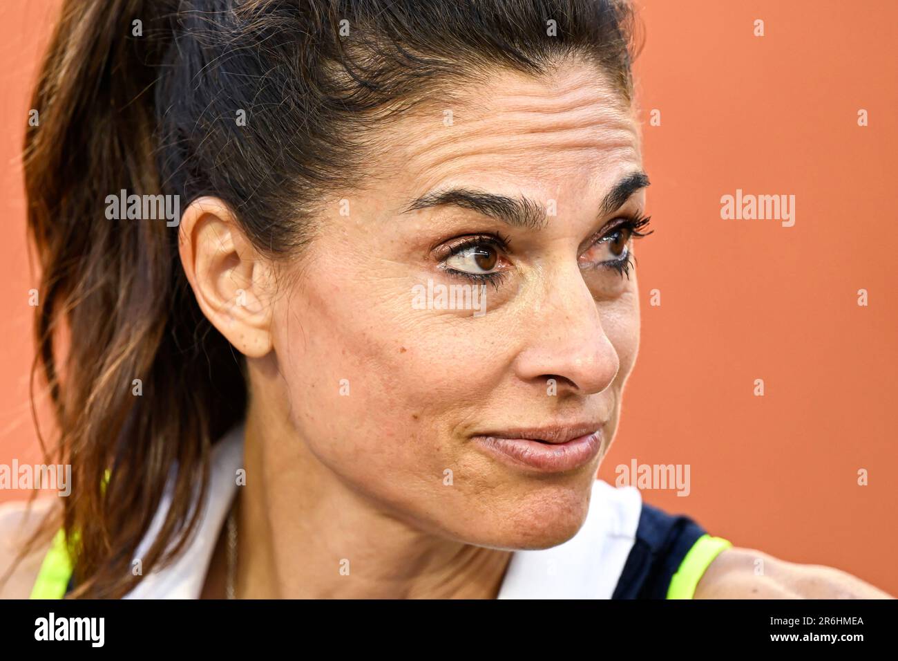 Paris, France. 08th June, 2023. Gabriela Sabatini during the French ...