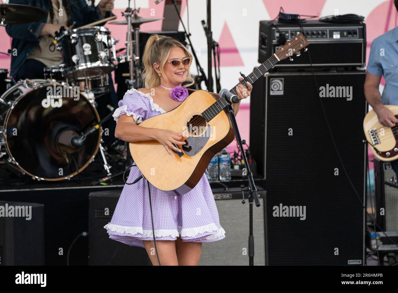 Hailey Whitters performs during the 2023 CMA Fest on Friday, June 9 ...