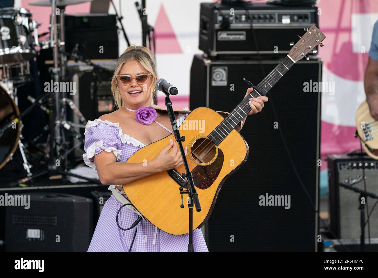 Hailey Whitters performs during the 2023 CMA Fest on Friday, June 9 ...