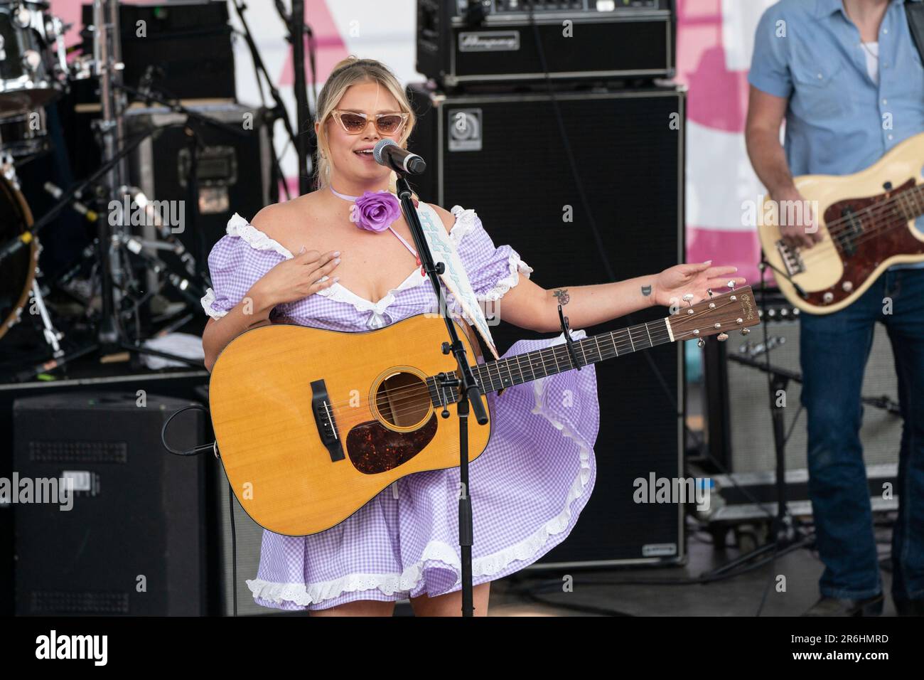 Hailey Whitters performs during the 2023 CMA Fest on Friday, June 9 ...
