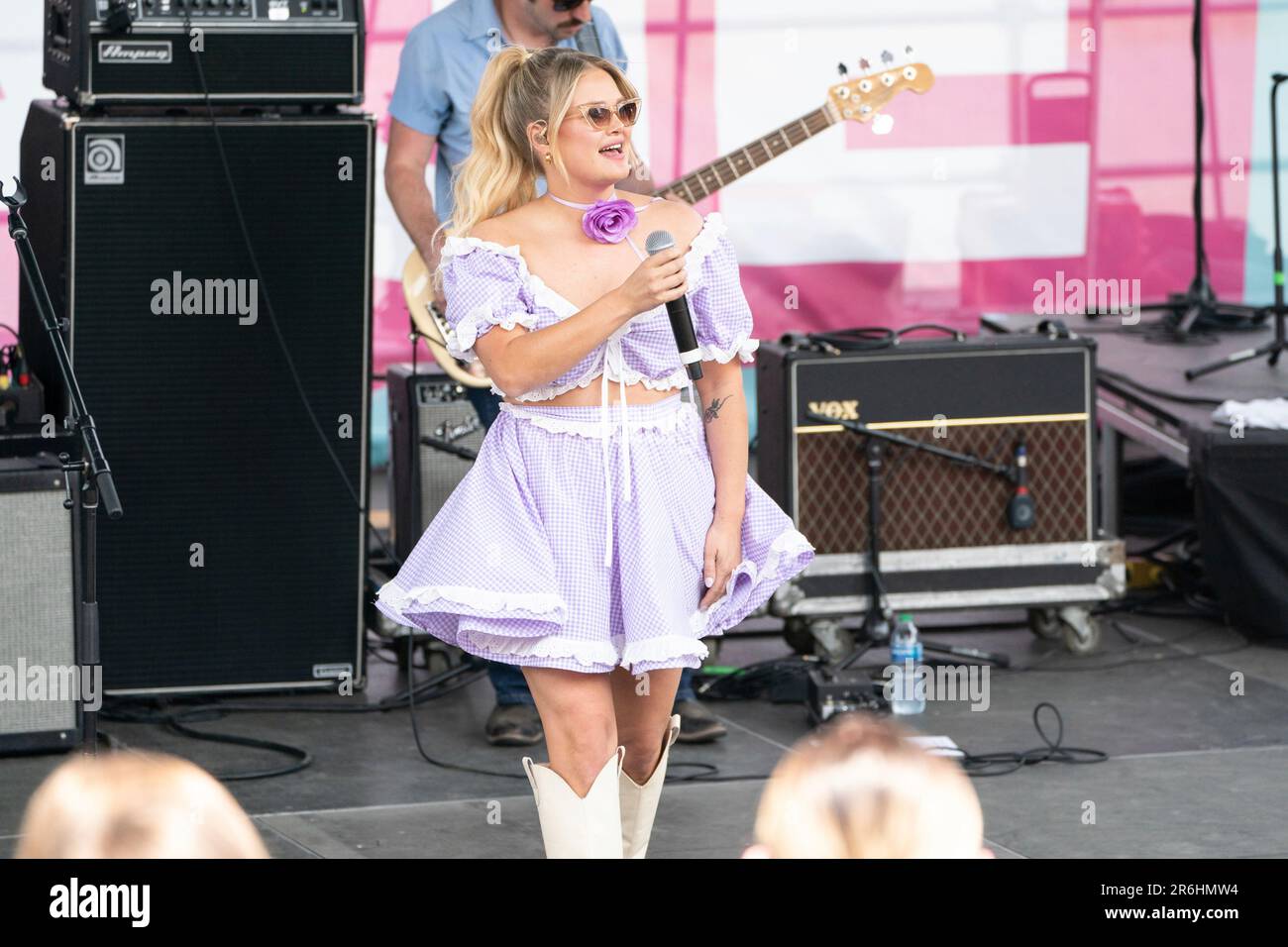 Hailey Whitters performs during the 2023 CMA Fest on Friday, June 9 ...