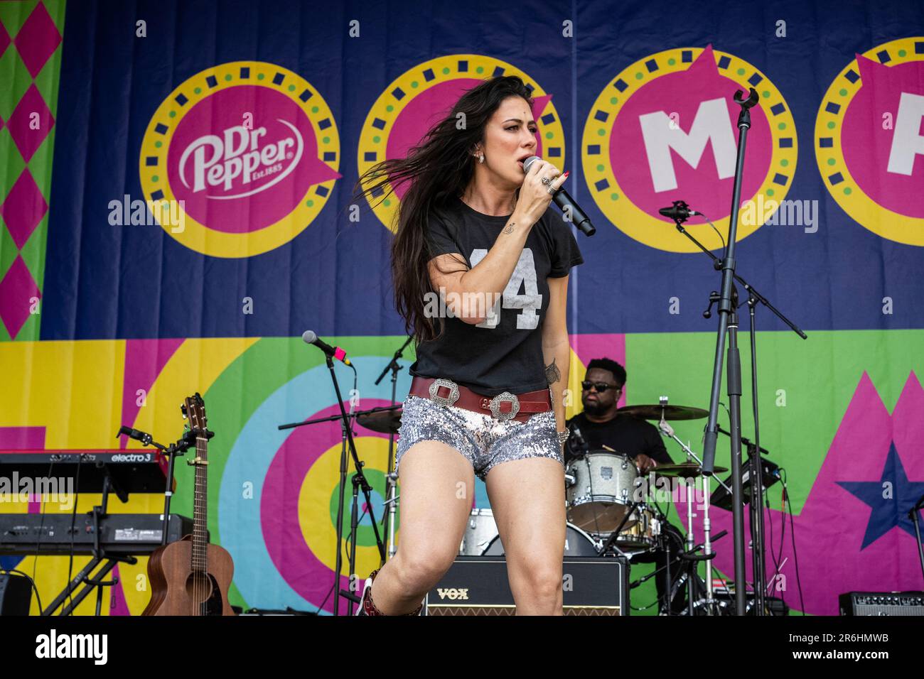 Kassi Ashton performs during the 2023 CMA Fest on Friday, June 9, 2023 ...