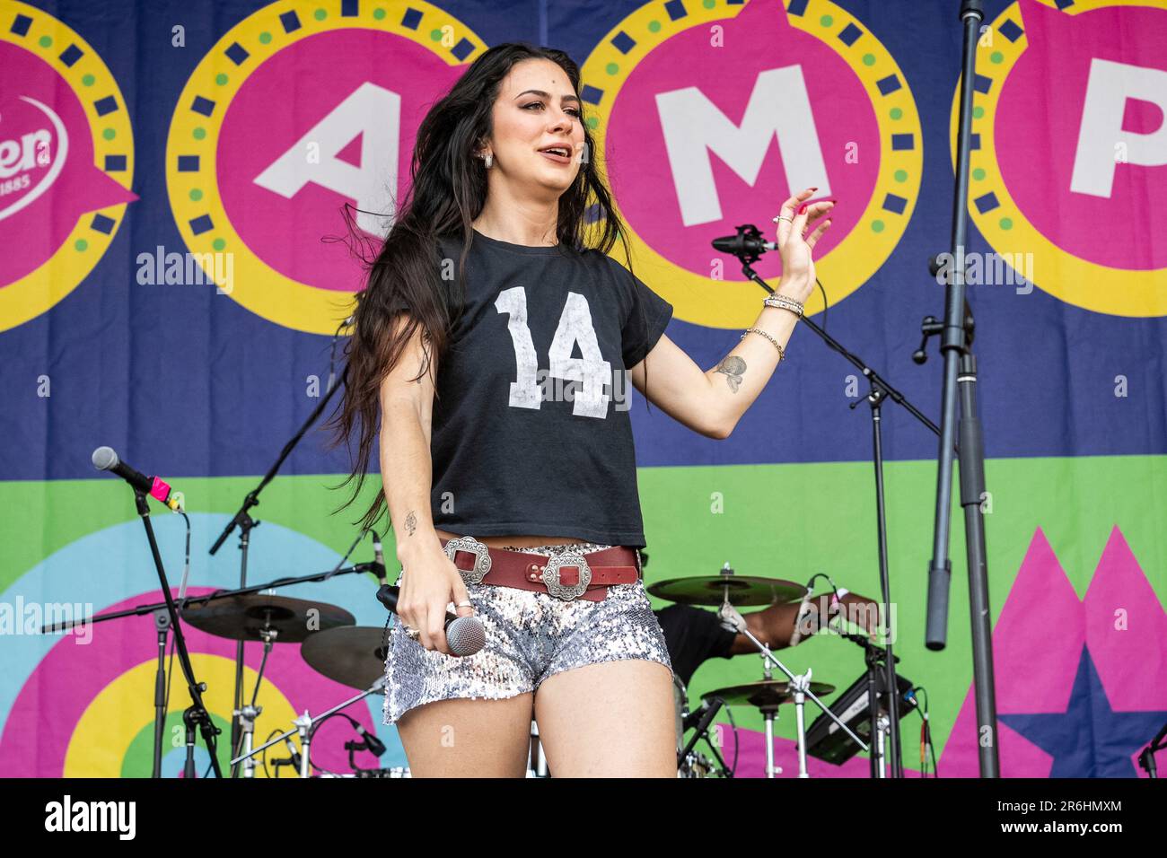 Kassi Ashton performs during the 2023 CMA Fest on Friday, June 9, 2023 ...