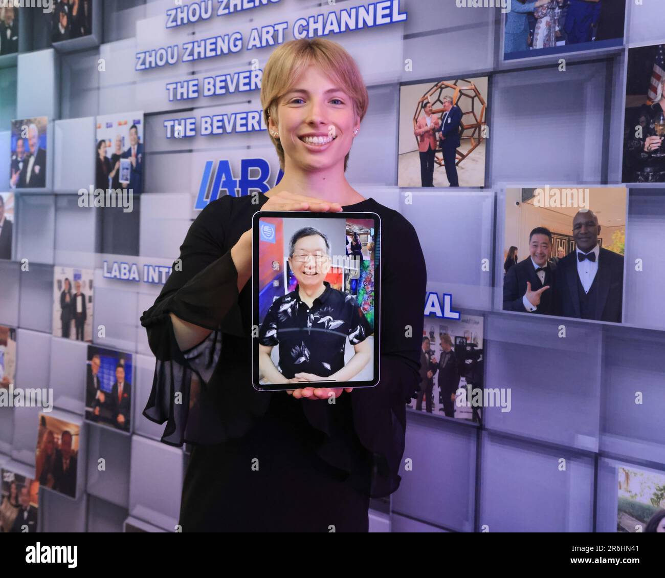 Panorama City, California, USA. 7th June, 2023. Artist Jiannan Huang ...