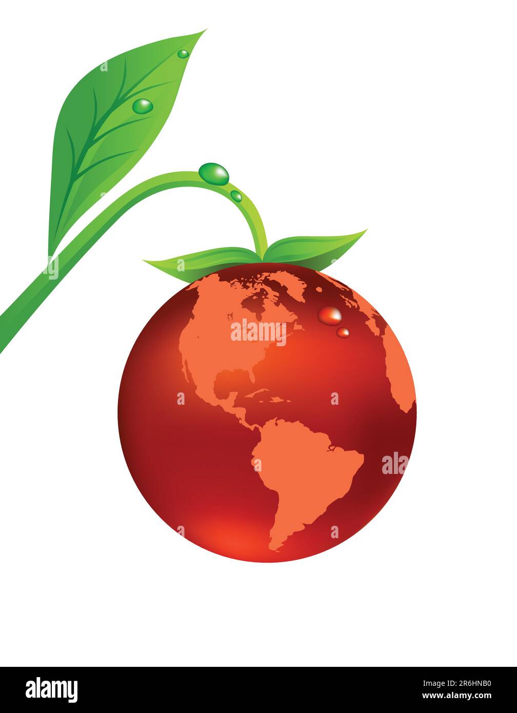 Earth fruit illustration Stock Vector Image & Art - Alamy