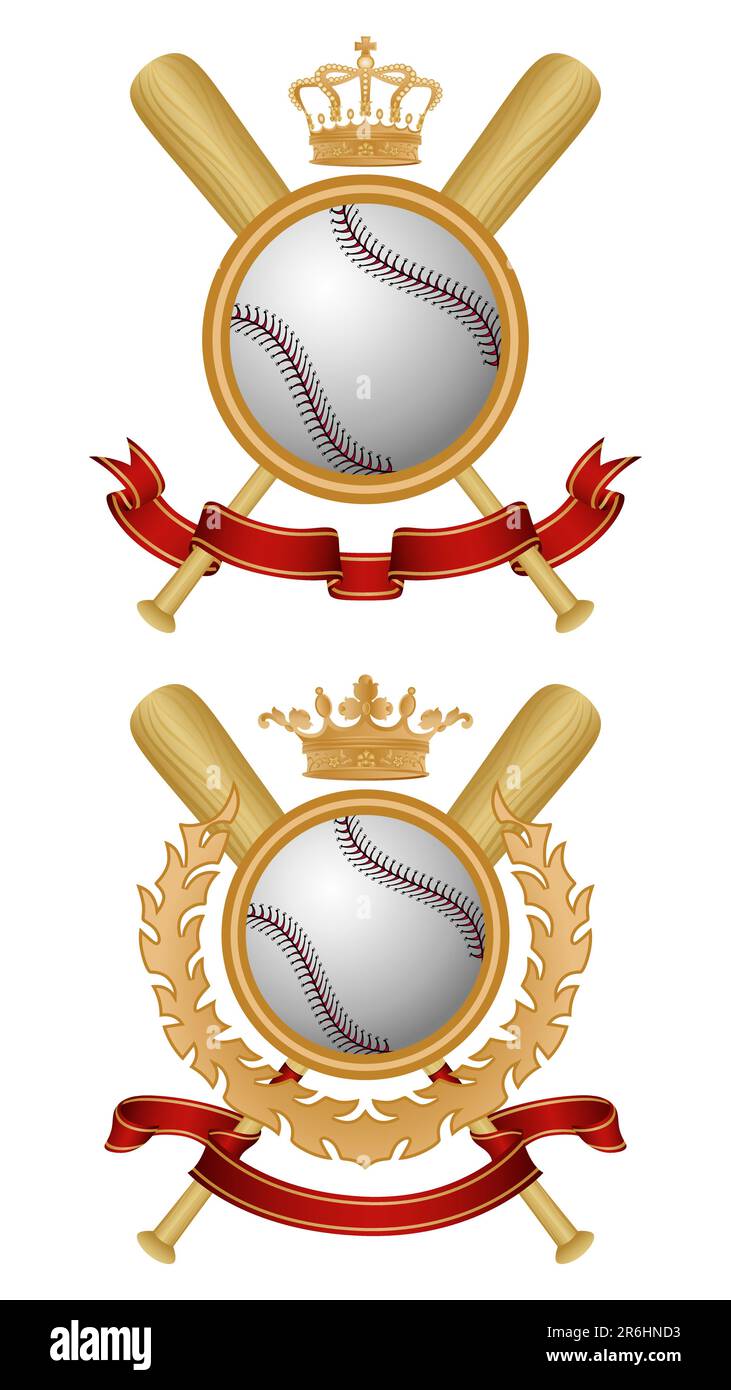 Baseball coat of arms. Vector illustration Stock Vector Image & Art - Alamy
