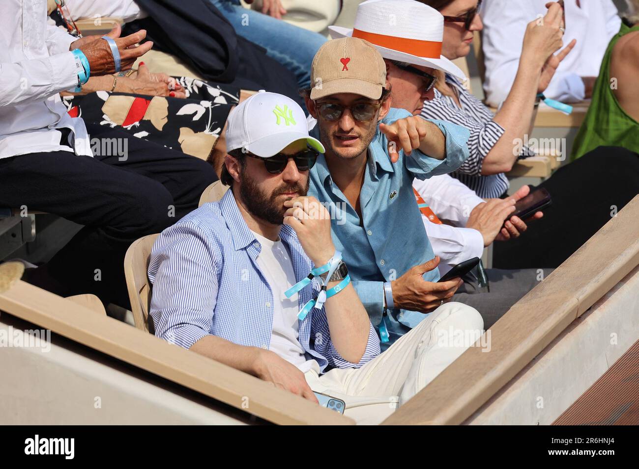 Paris, France. 09th June, 2023. Antoine Gouy, Pierre Niney in the ...