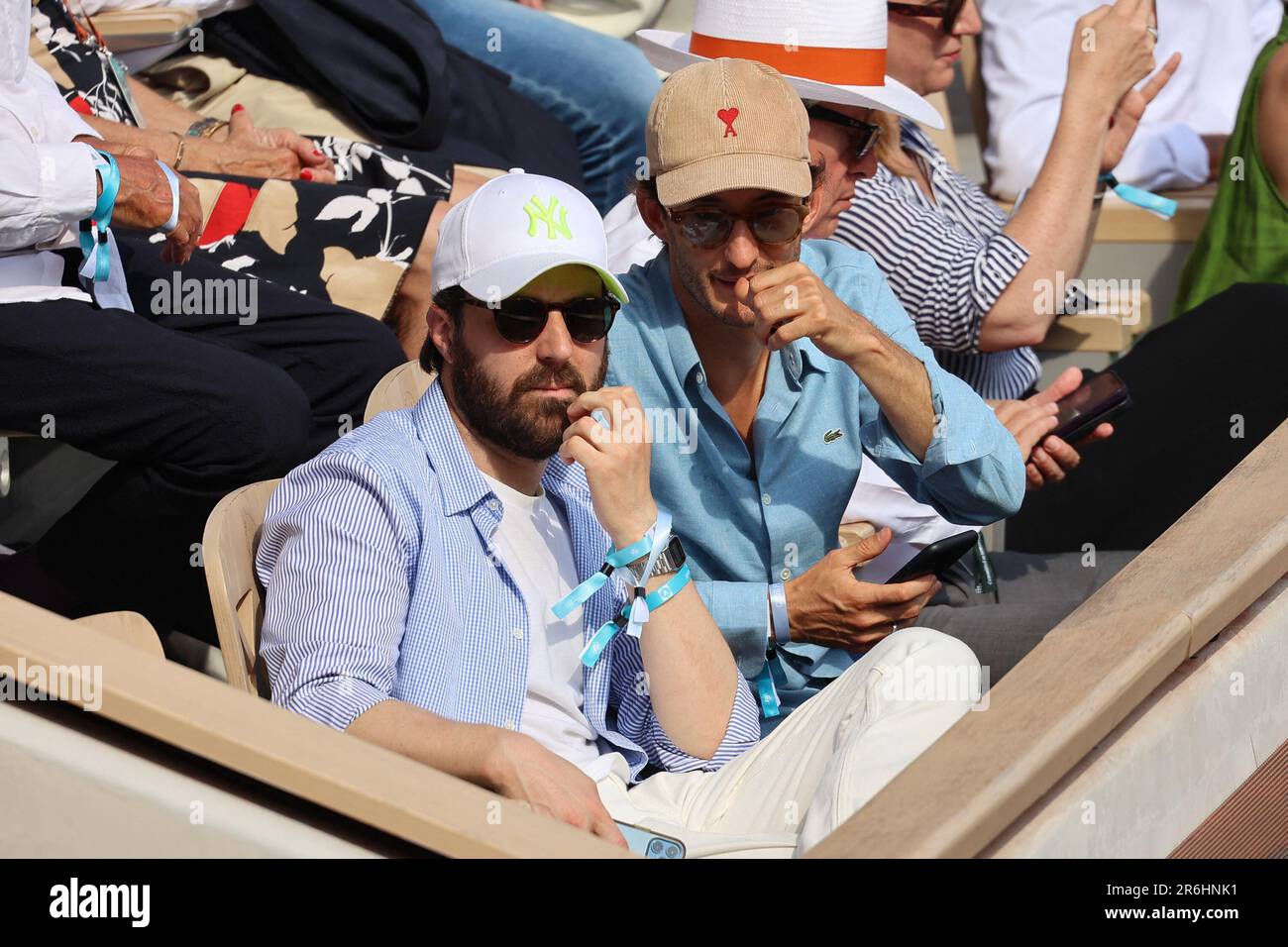 Paris, France. 09th June, 2023. Antoine Gouy, Pierre Niney in the ...