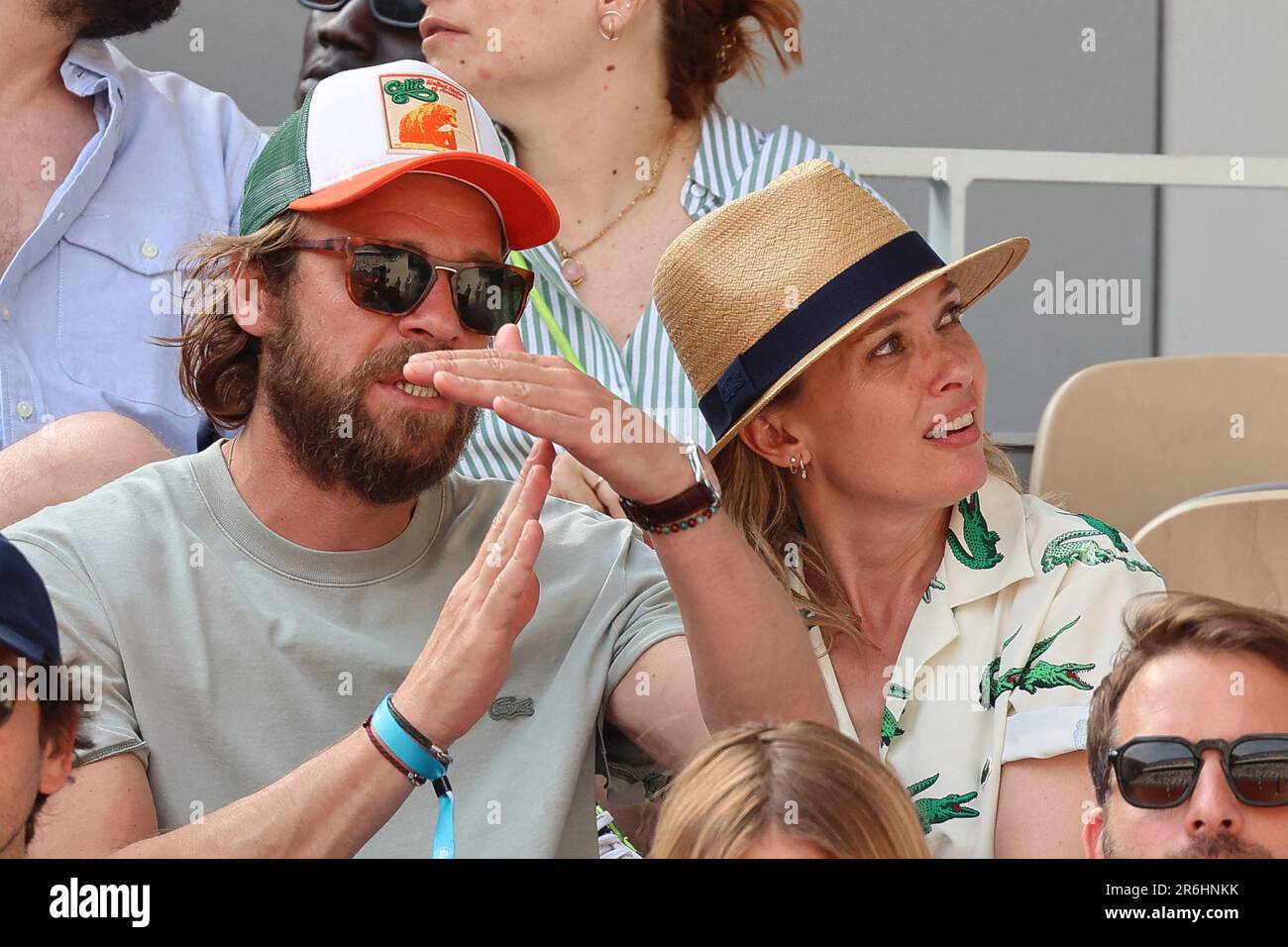 Paris, France. 09th June, 2023. Joachim Roncin, Anne Marivin in the ...