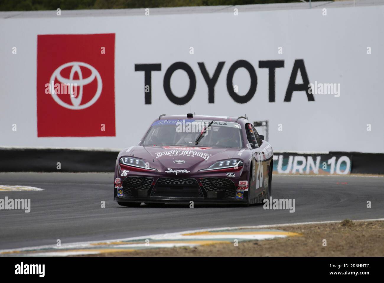 SONOMA, CA - JUNE 09: Kaz Grala (#26 Sam Hunt Racing FDC Black Cherry ...