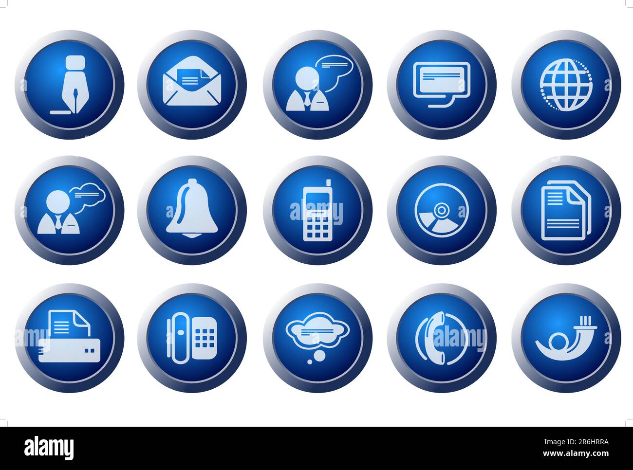 Business communication conversation on Stock Vector Images - Alamy