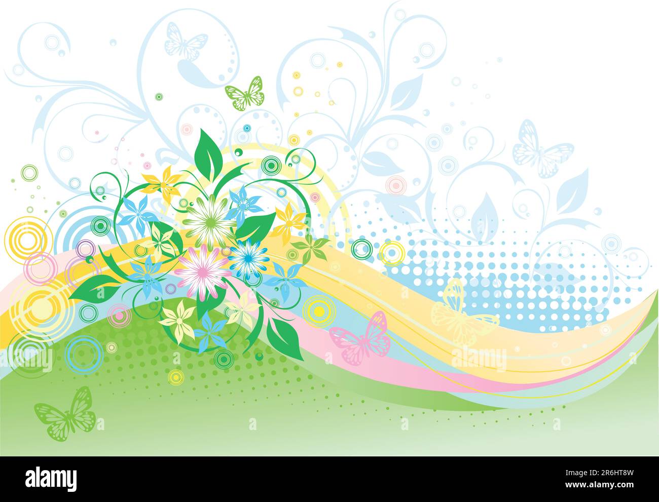 abstract floral background Stock Vector Image & Art - Alamy