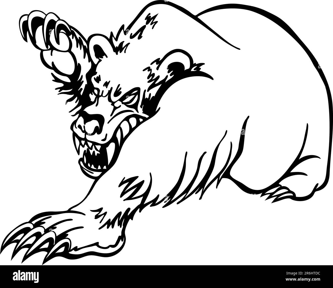 Black bear claw Black and White Stock Photos & Images - Alamy