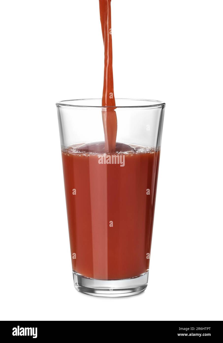 Tomato juice pouring isolated on hi-res stock photography and images ...