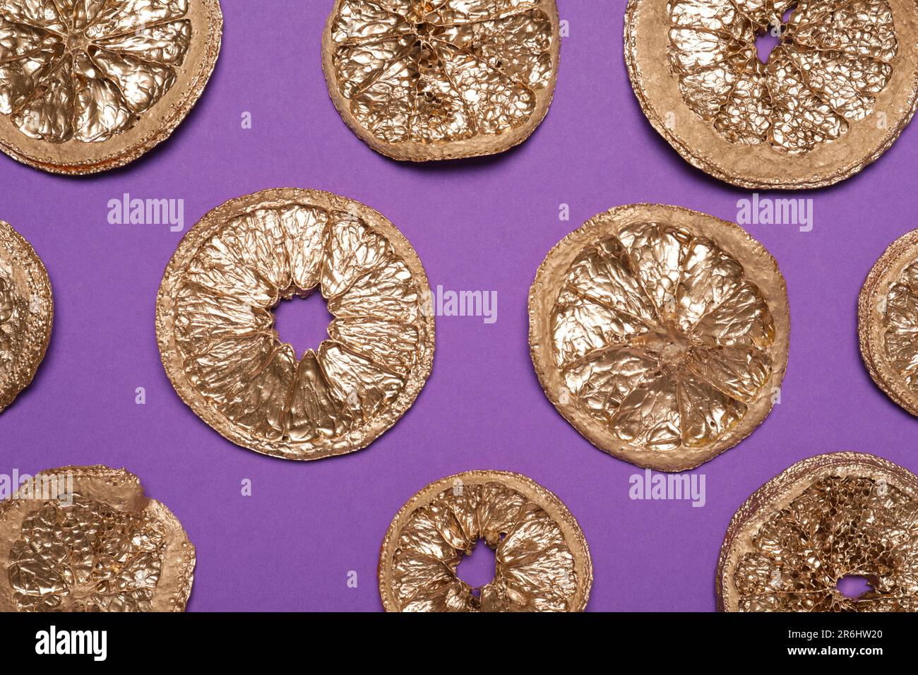 Golden lemon slices on hi-res stock photography and images - Alamy